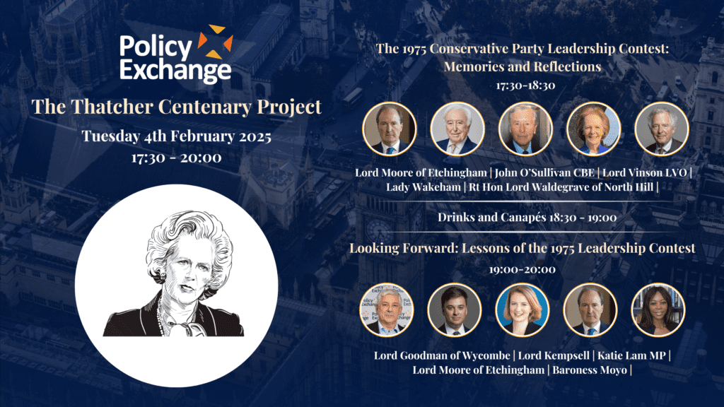 Policy Exchange - The Thatcher Centenary Project: The 50th Anniversary ...