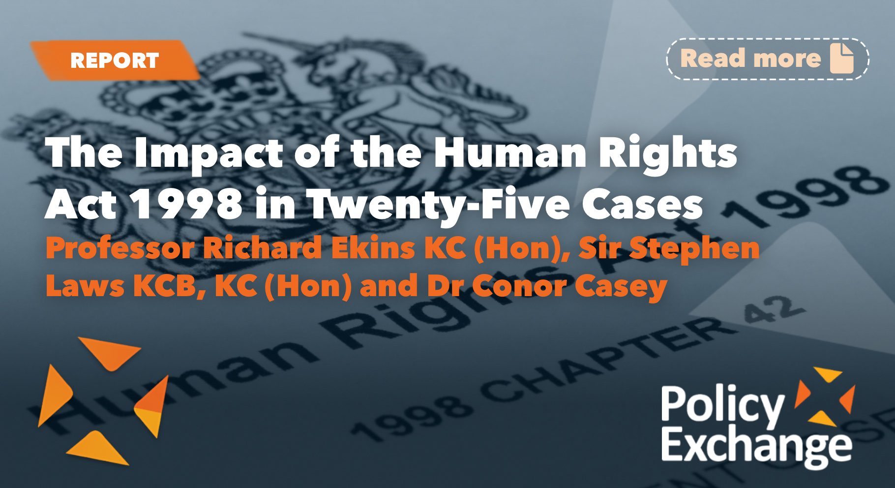 Policy Exchange - The Impact of the Human Rights Act 1998 in Twenty ...